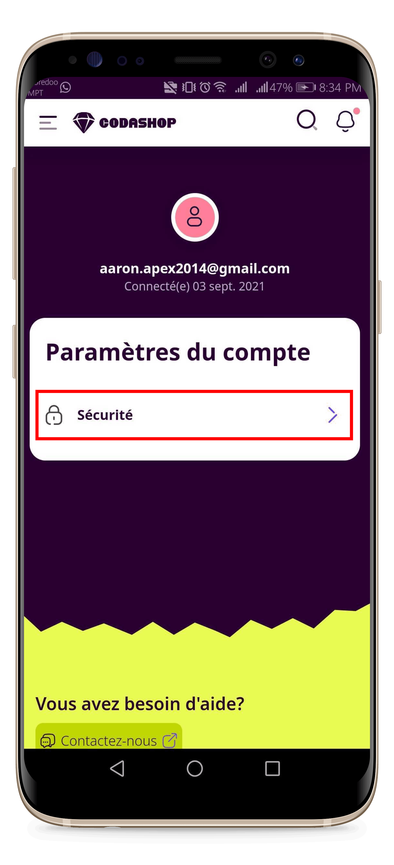 How to delete my Codashop account? – Codashop France